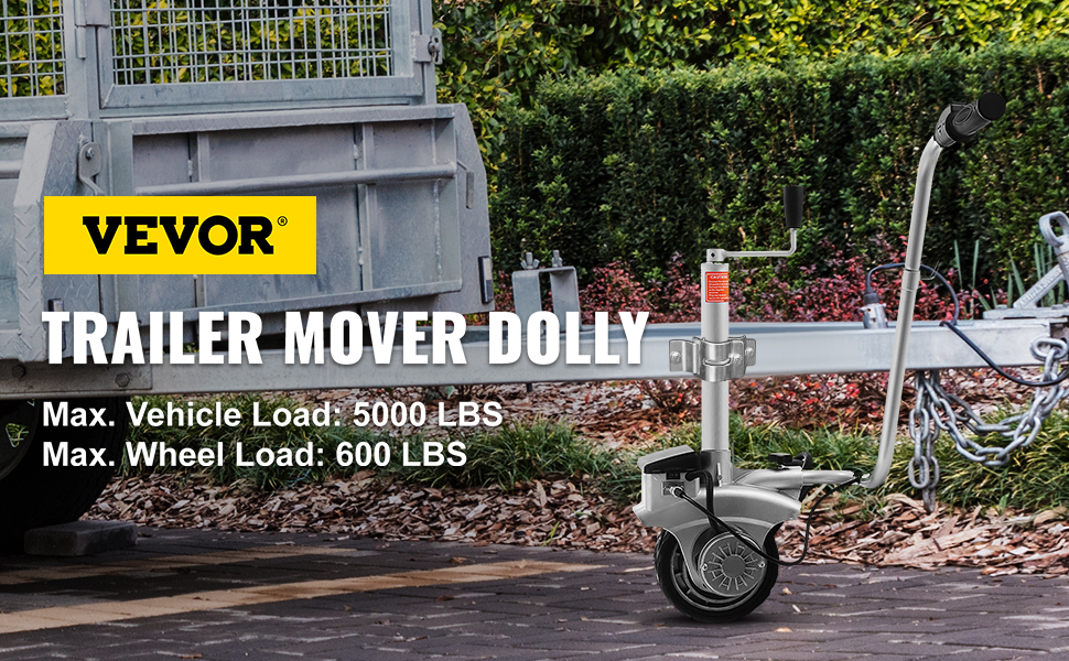 350W Motorised Jockey Wheels 12V Electric Power Mover Caravan Trailer ...