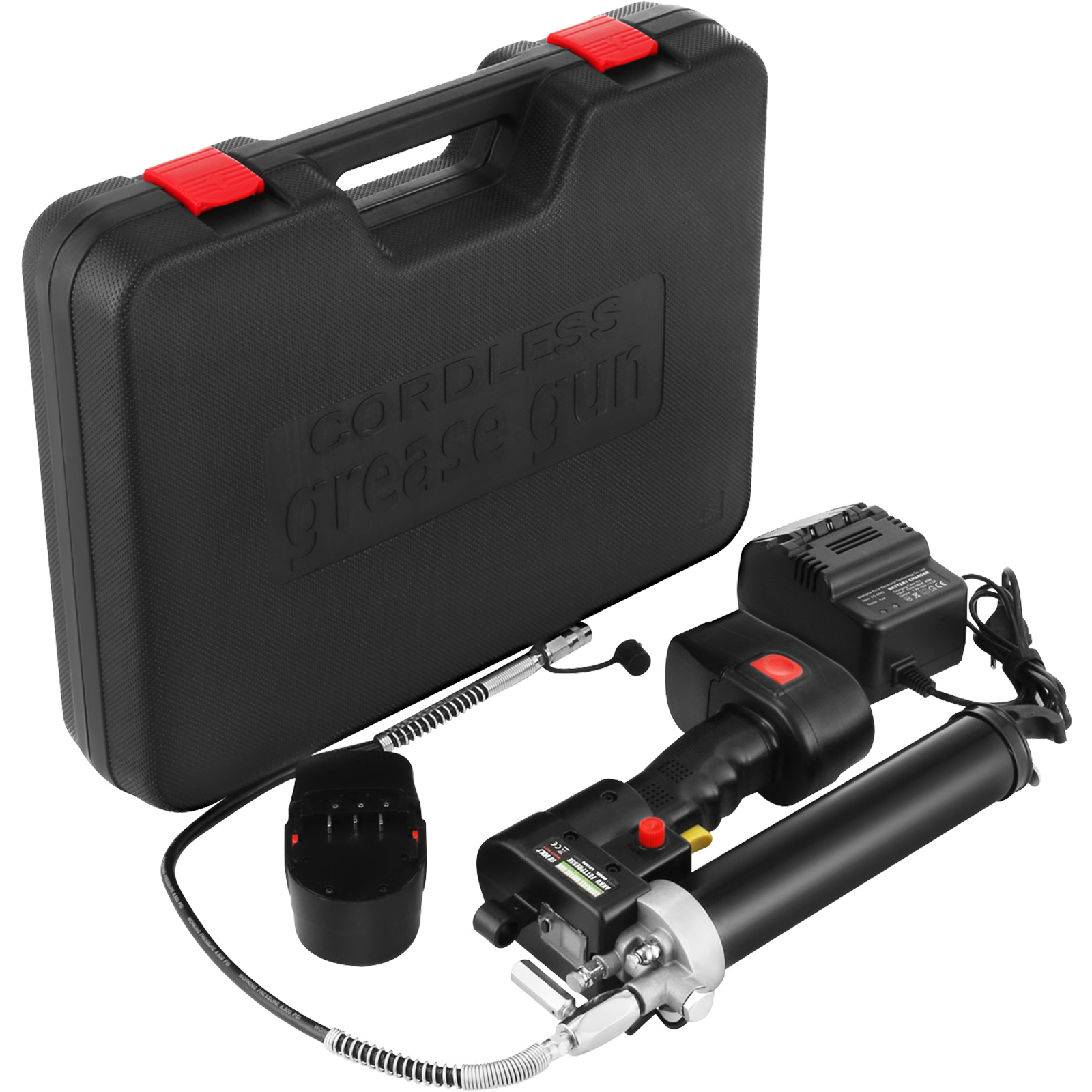 Electrical Grease Cordless Battery 18v 107cm 8000psi Heavy + 2 ...