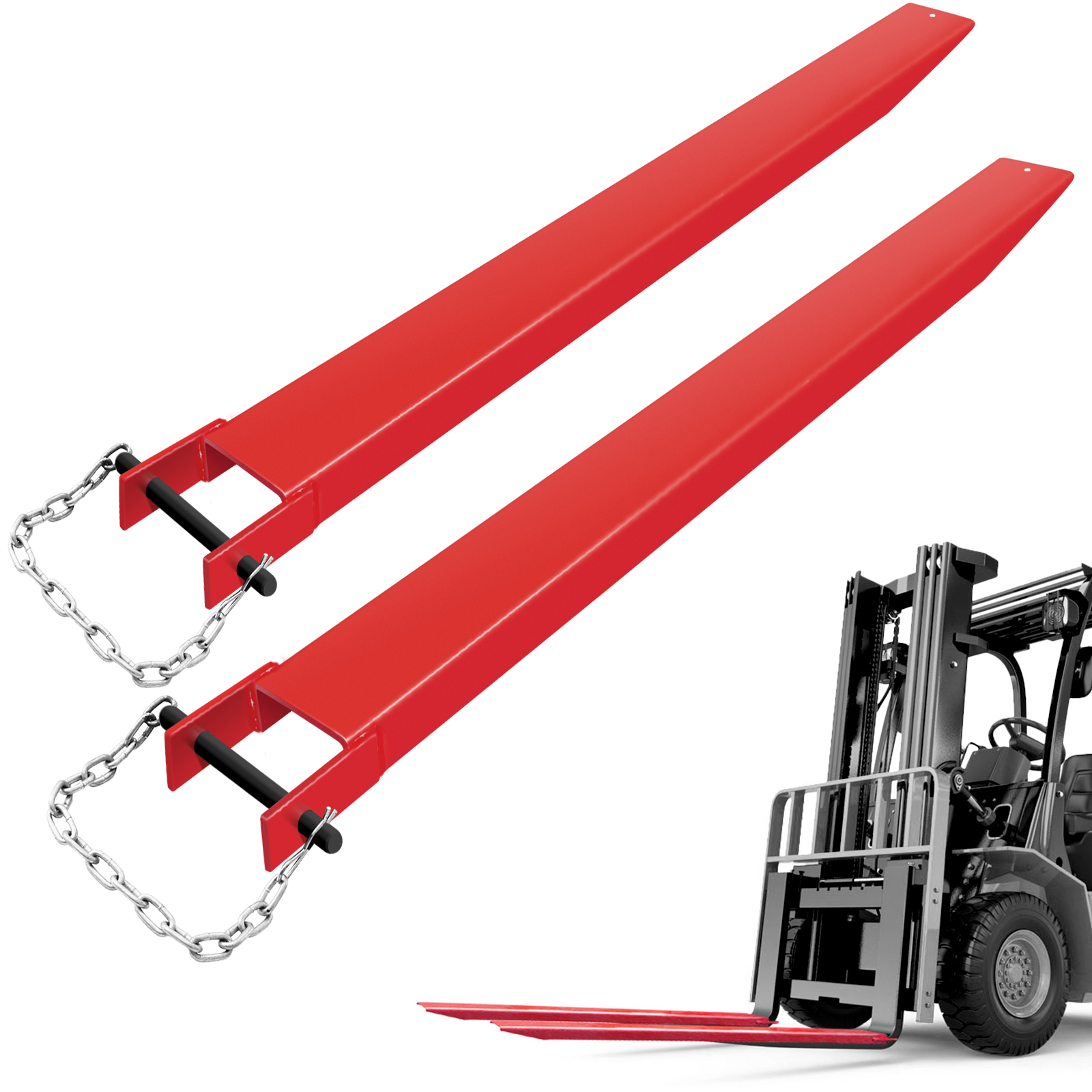 VEVOR Pallet Fork Extension 82 Inch Length 4.5 Inch Width, Heavy Duty ...