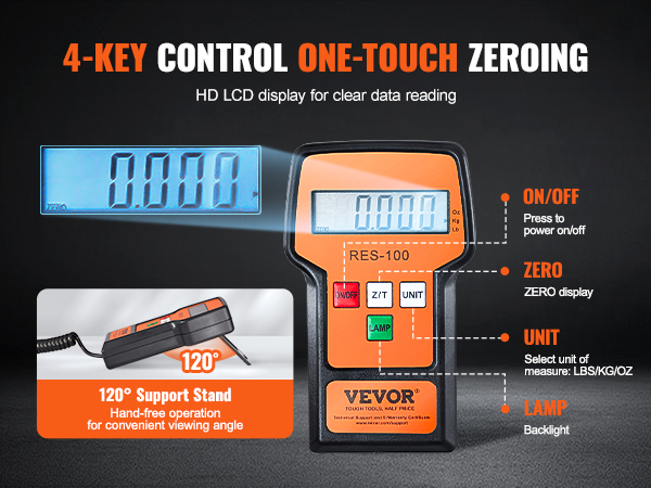 VEVOR Refrigerant Scale 220 LBS HAVC Charging Recovery Freon Scale ...