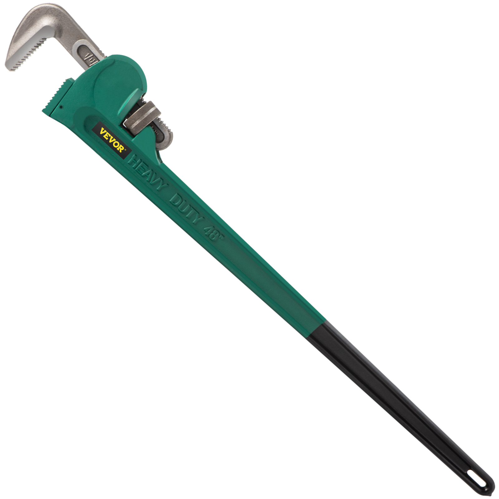 VEVOR Heavy-Duty Straight Pipe Wrench 48", Pipe Wrench High Hardness ...