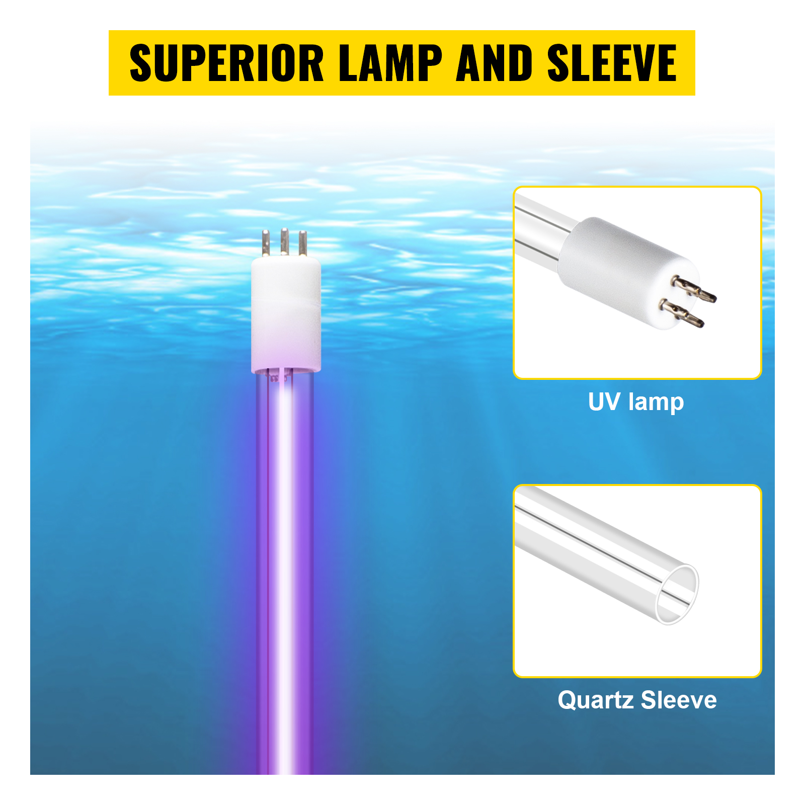 VEVOR Water Purifier Filter, Light Water Filter for Whole House Water ...