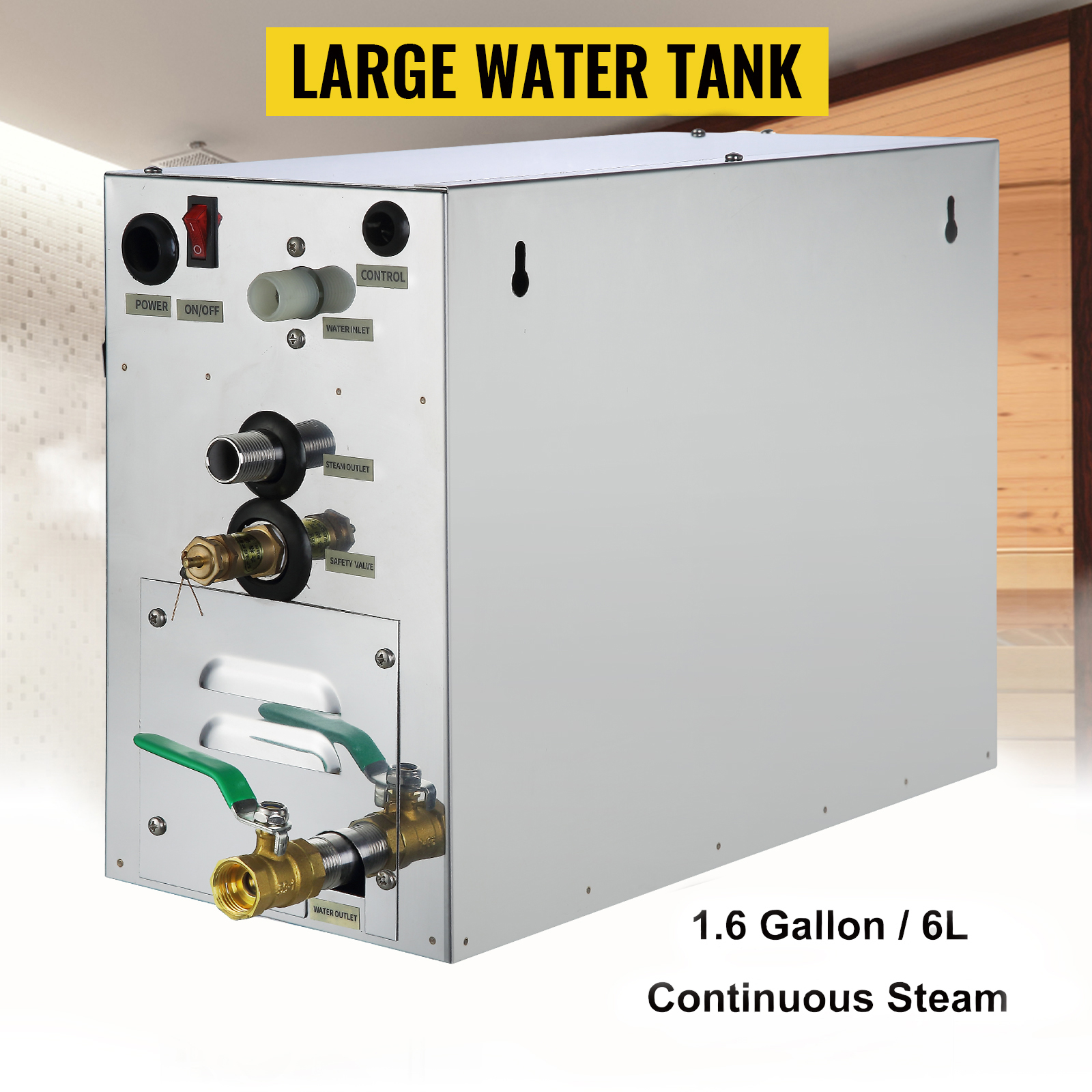 VEVOR Steam Generator 9KW Steam Showers 220V-240V Sauna Steam Generator ...
