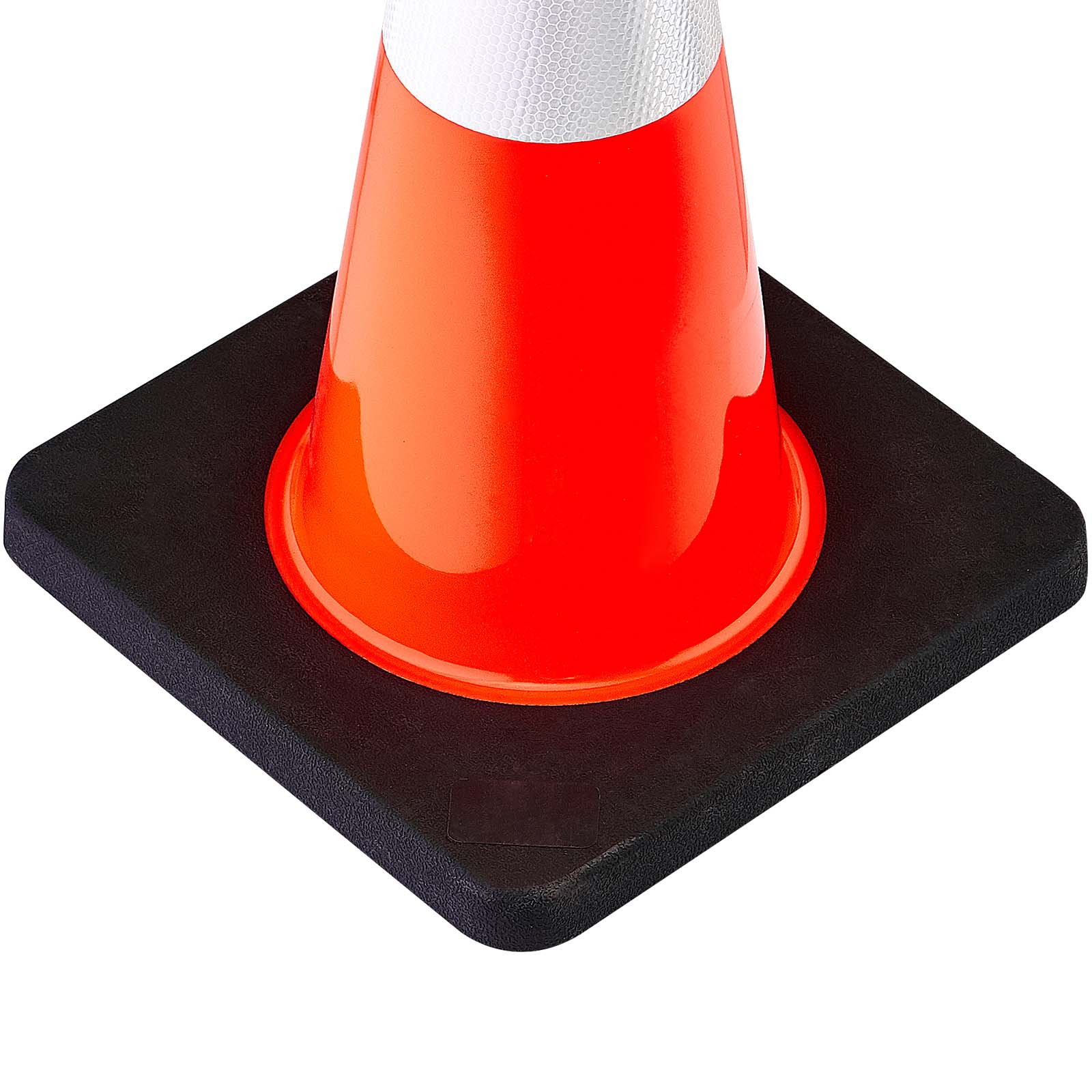 VEVOR Safety Cones, 18 in/45 cm Height, 5 PCS PVC Orange Traffic Cone ...
