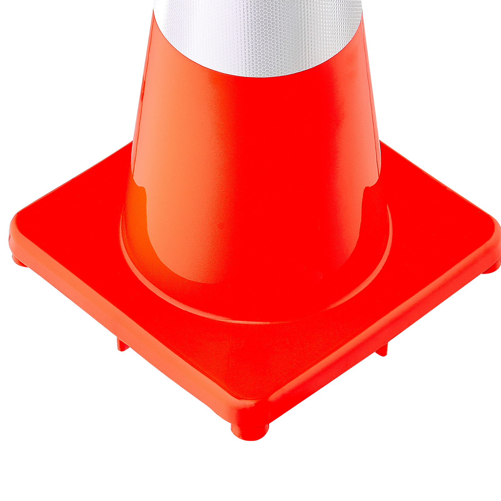 VEVOR Safety Cones Traffic Cones 6 x 36" Orange Reflective Collars Road ...