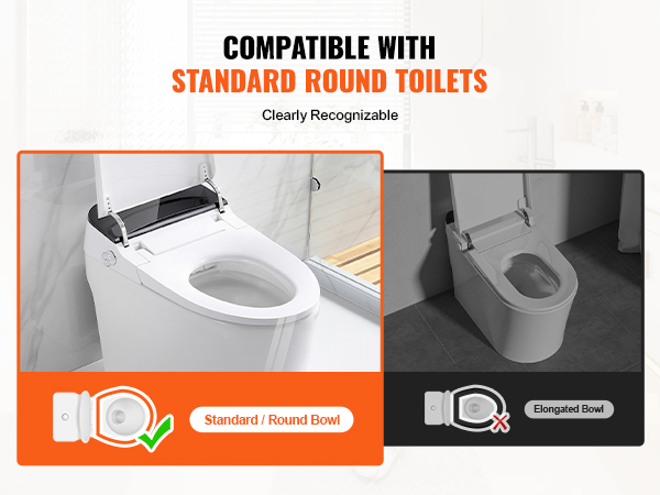 VEVOR Raised Toilet Seat, 3.5" Height Raised, 300 lbs Weight Capacity ...