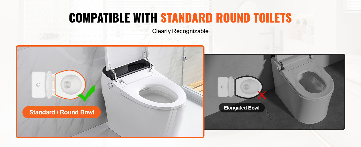 VEVOR Raised Toilet Seat, 3.5" Height Raised, 300 lbs Weight Capacity ...