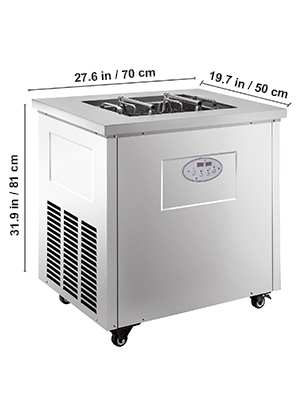 VEVOR Commercial Popsicle Machine Single Model Set Commercial Ice Pop ...