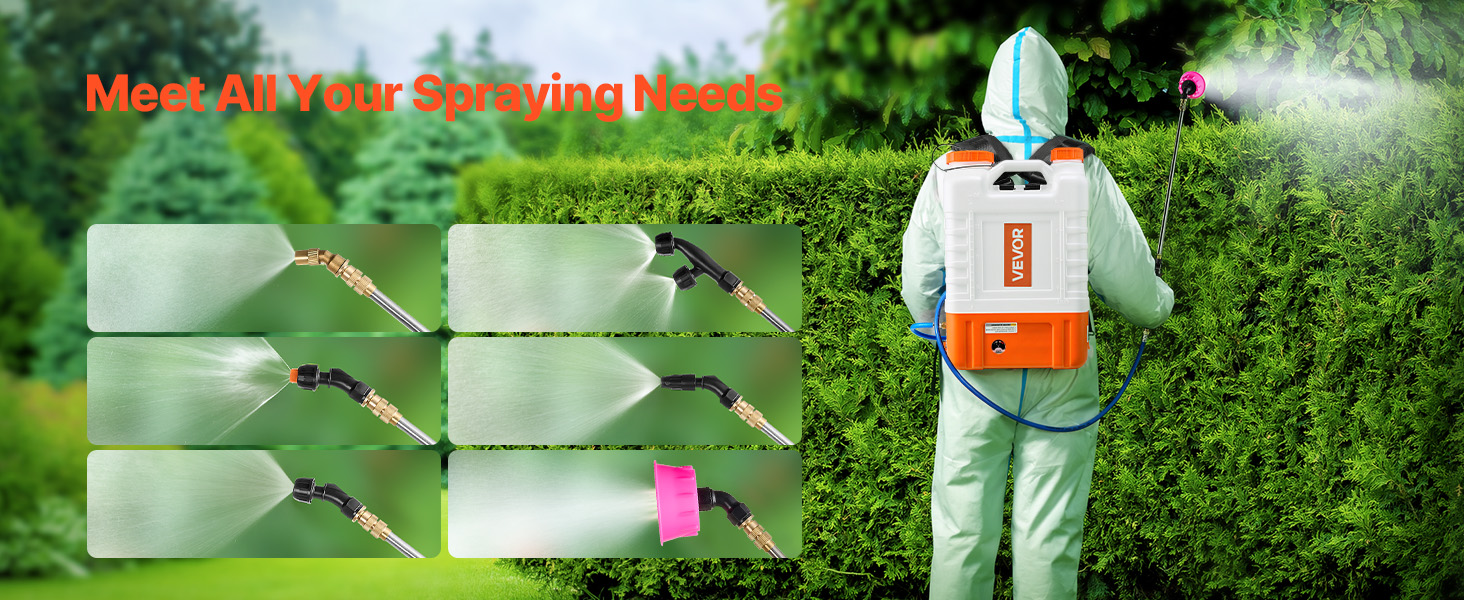VEVOR Rugzaksproeier Tuinsproeier Sproeier met 15L reservoir 0-94 PSI ...