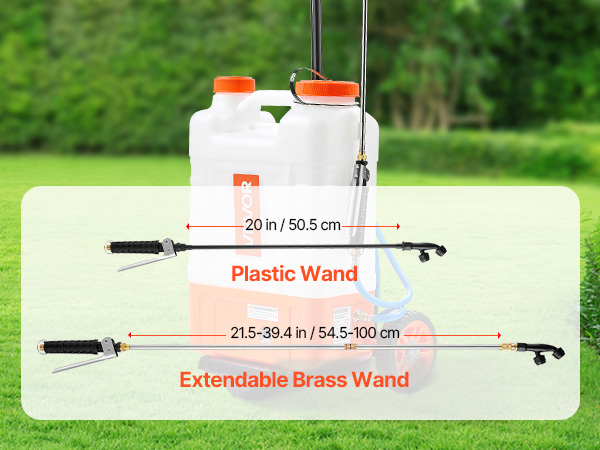 Sprayer On Wheels Battery Powered Backpack Sprayer 4.9 Gallon ...