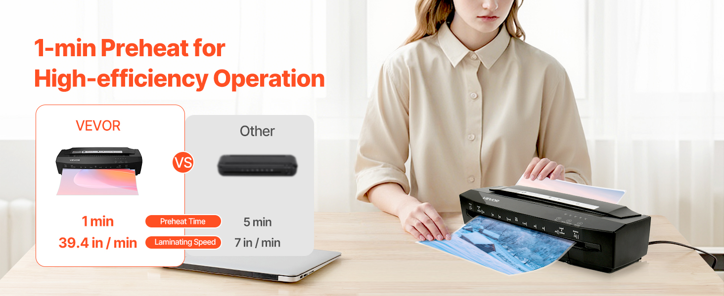 VEVOR Laminator Machine Cold & Hot Laminator for Max A3 Size 3-10 mil ...