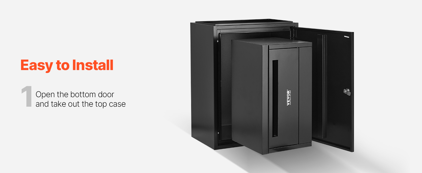 VEVOR Package Delivery Boxes for Outside 90.9 cm Lockable Parcel Drop ...