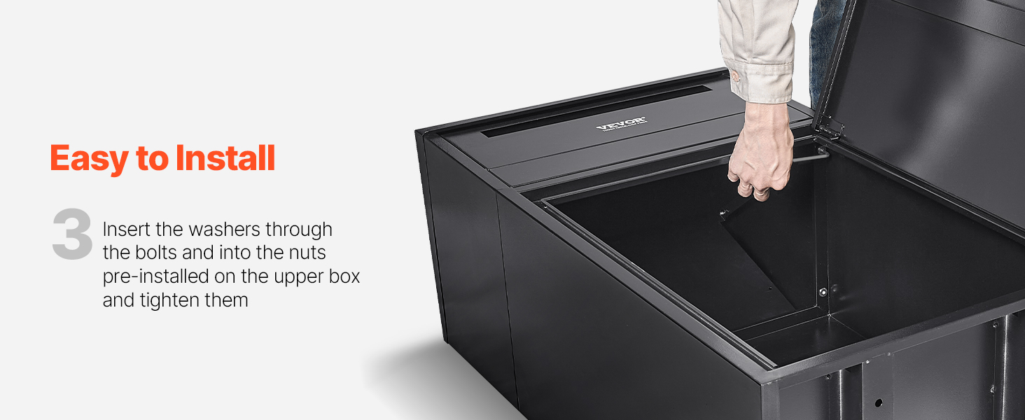 Package Delivery Boxes for Outside 35.8 in Anti-Theft Lockable Parcel ...