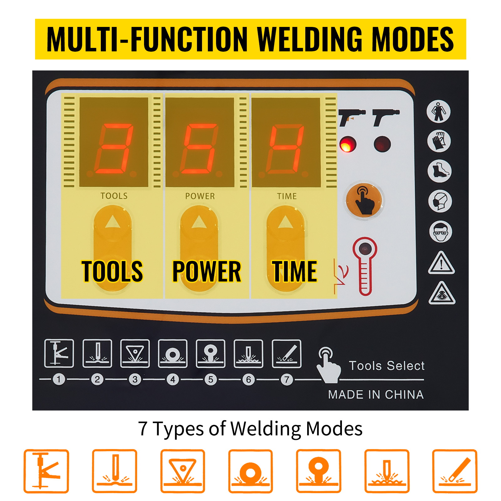 VEVOR Stud Welder Dent Repair Kit, 3 KW 220 V Spot Welder Dent Puller ...