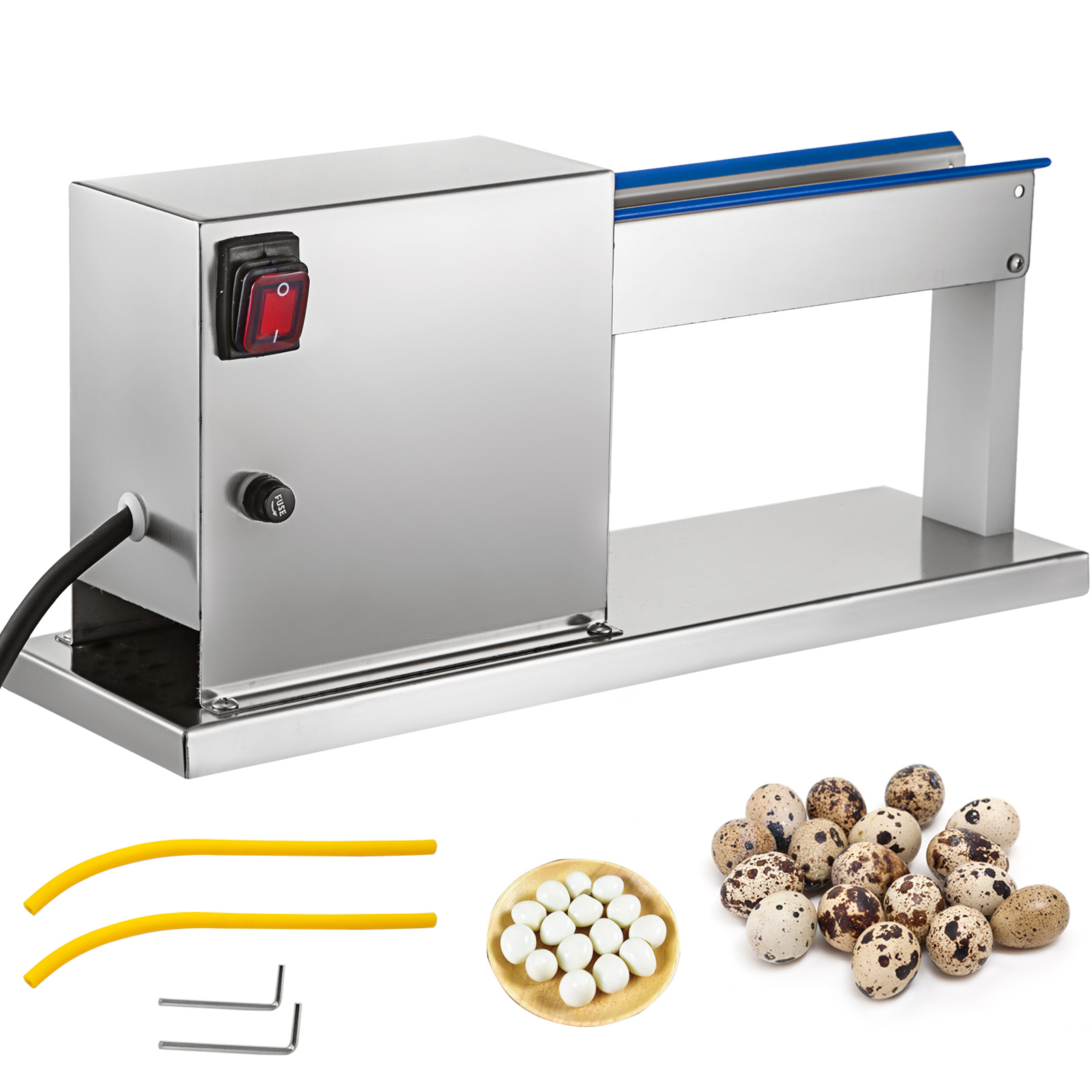VEVOR Electric Quail Egg Peeler Machine, 50KG/H Commercial Quail Egg ...