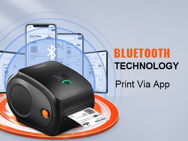 VEVOR Direct Bluetooth Thermal Label Printer HD(300DPI), All in One BT ...