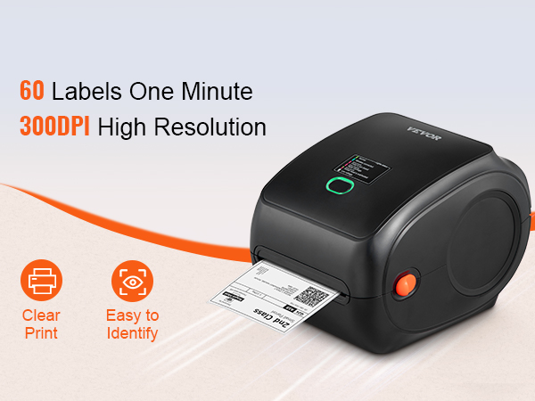 VEVOR Direct Bluetooth Thermal Label Printer HD(300DPI), All in One BT ...