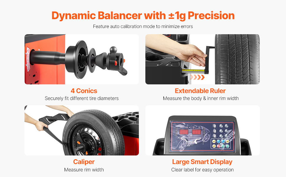 Durable Electric Tire Changer Tire Changer Tire Balancer with 18 ...