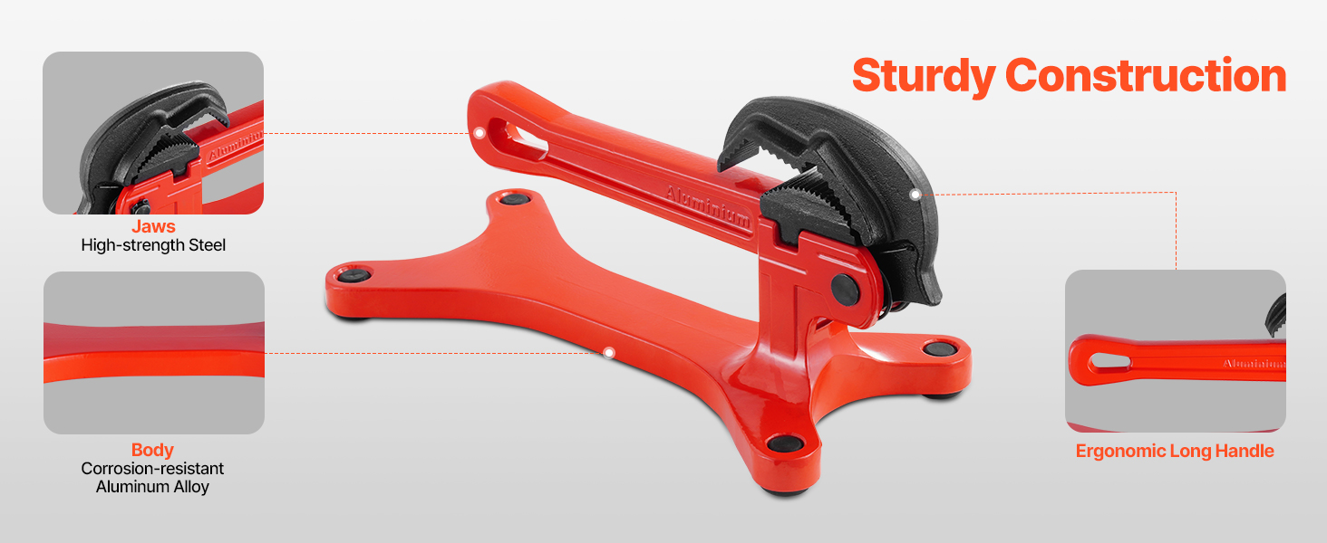 Pipe Vise Portable Lightweight Aluminum Pipe Vise 1/8" to 1-1/2 ...