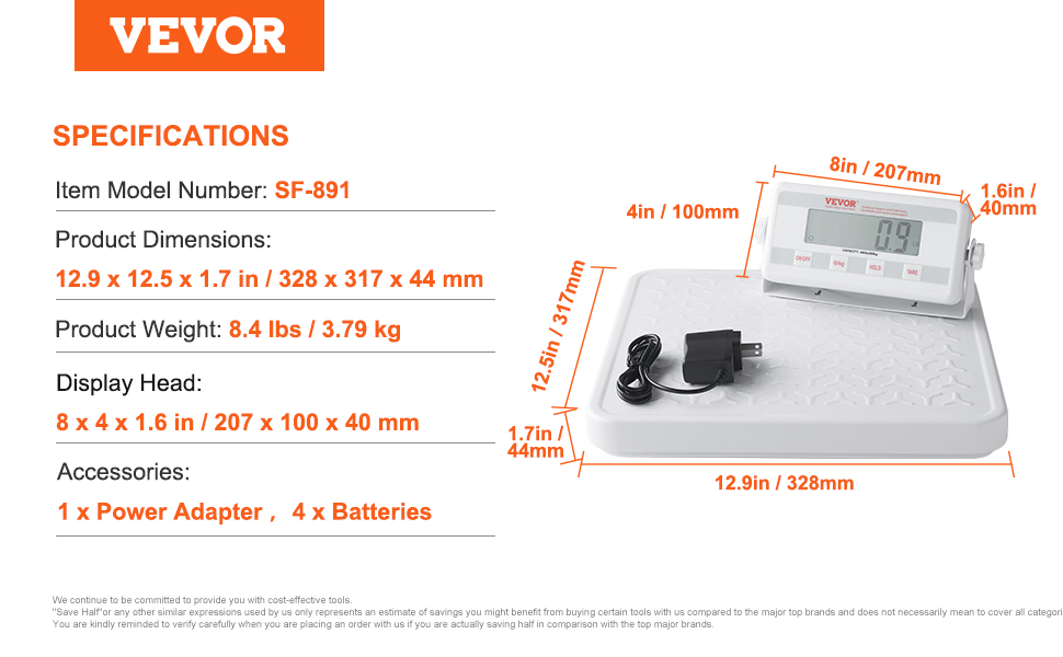 VEVOR Portable Medical Scale Professional Digital Physician Weight ...