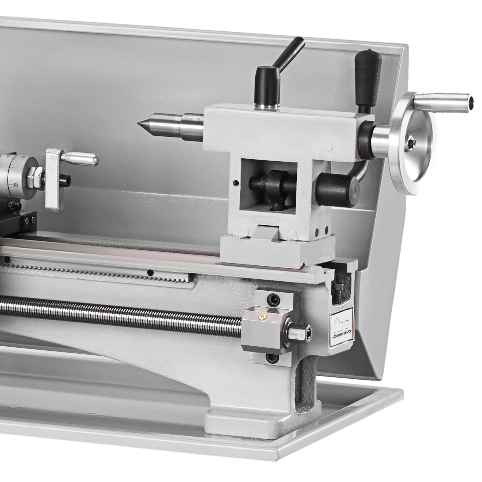 VEVOR Mini Tornio da Banco per Metallo Motore 800W in Ghisa HT200 ...