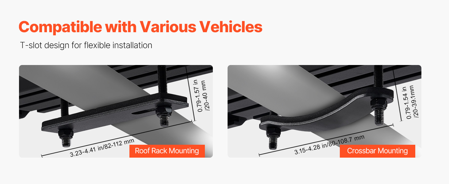VEVOR 8 Gal Roof Rack Water Tank Portable Water Tank with Splash-Guard ...