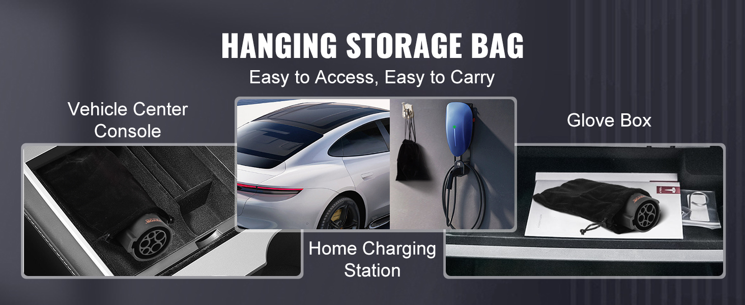 VEVOR J1772 to Tesla Charger Adapter, 80 Amp 240V AC, SAE J1772 EV ...