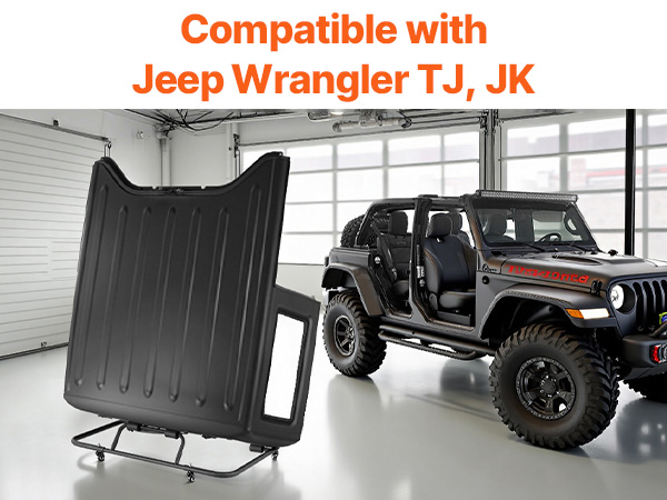 Moveable Sturdy Hardtop Storage Cart for Jeep Wrangler TJ, JK, JL, JT ...