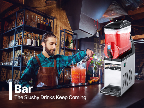VEVOR Commercial Slushy Machine 15L Margarita Smoothie Frozen Drink Maker | VEVOR AU
