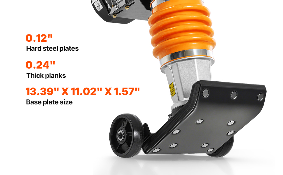 6.5 HP 196 cc Four-Spring Jumping Jack Vibratory Rammer Tamper ...