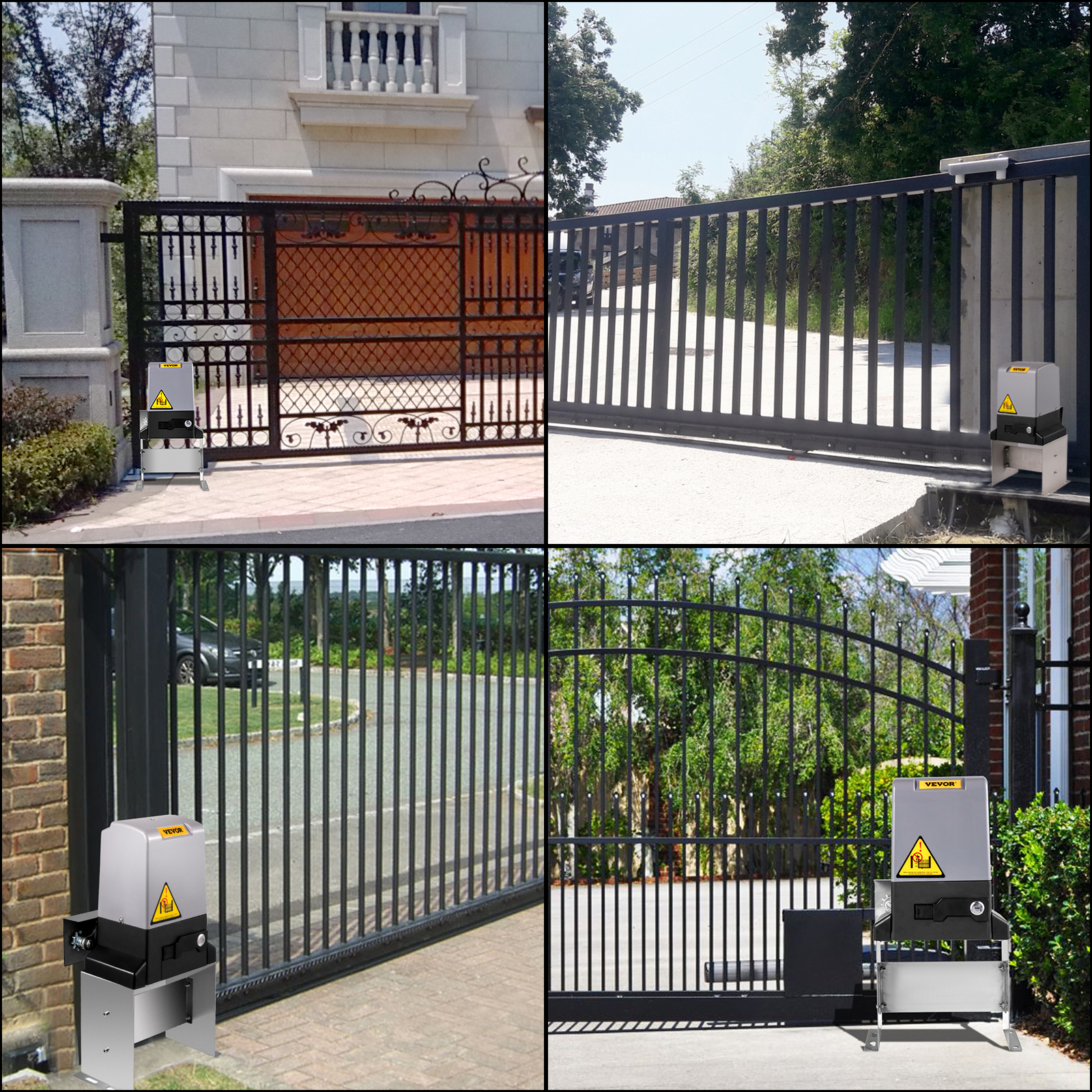 VEVOR Sliding Gate Opener 3300 LBS Automatic Sliding Gate, Gate Opener ...