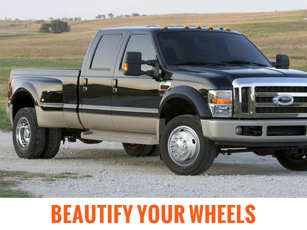 VEVOR 19.5-inch 10 Lug Wheel Simulators, 304 Stainless Steel Wheel ...