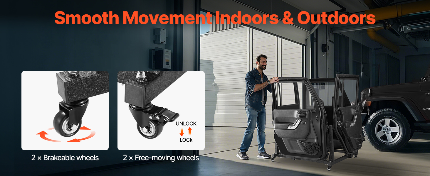 VEVOR Cart for Jeep Wrangler JK JL/Gladiator JT 2007- 2023 JK JL ...