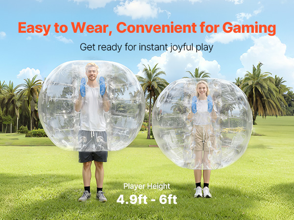 VEVOR Inflatable Bumper Ball 1-Pack, 5FT/1.5M Body Sumo Zorb Balls for ...