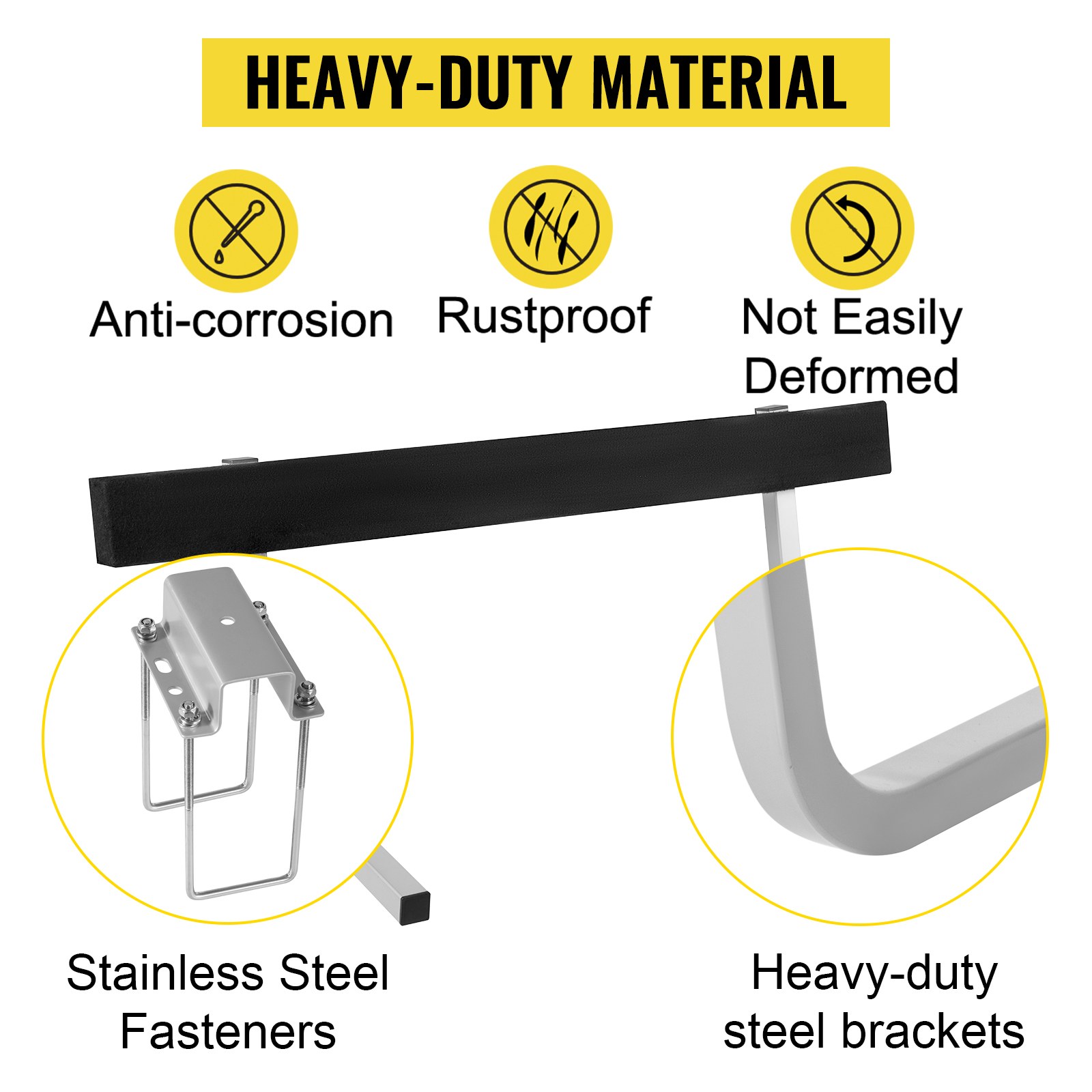 VEVOR Boat Trailer Guide-ons, 2PCS Rustproof Steel Trailer Guide ons ...
