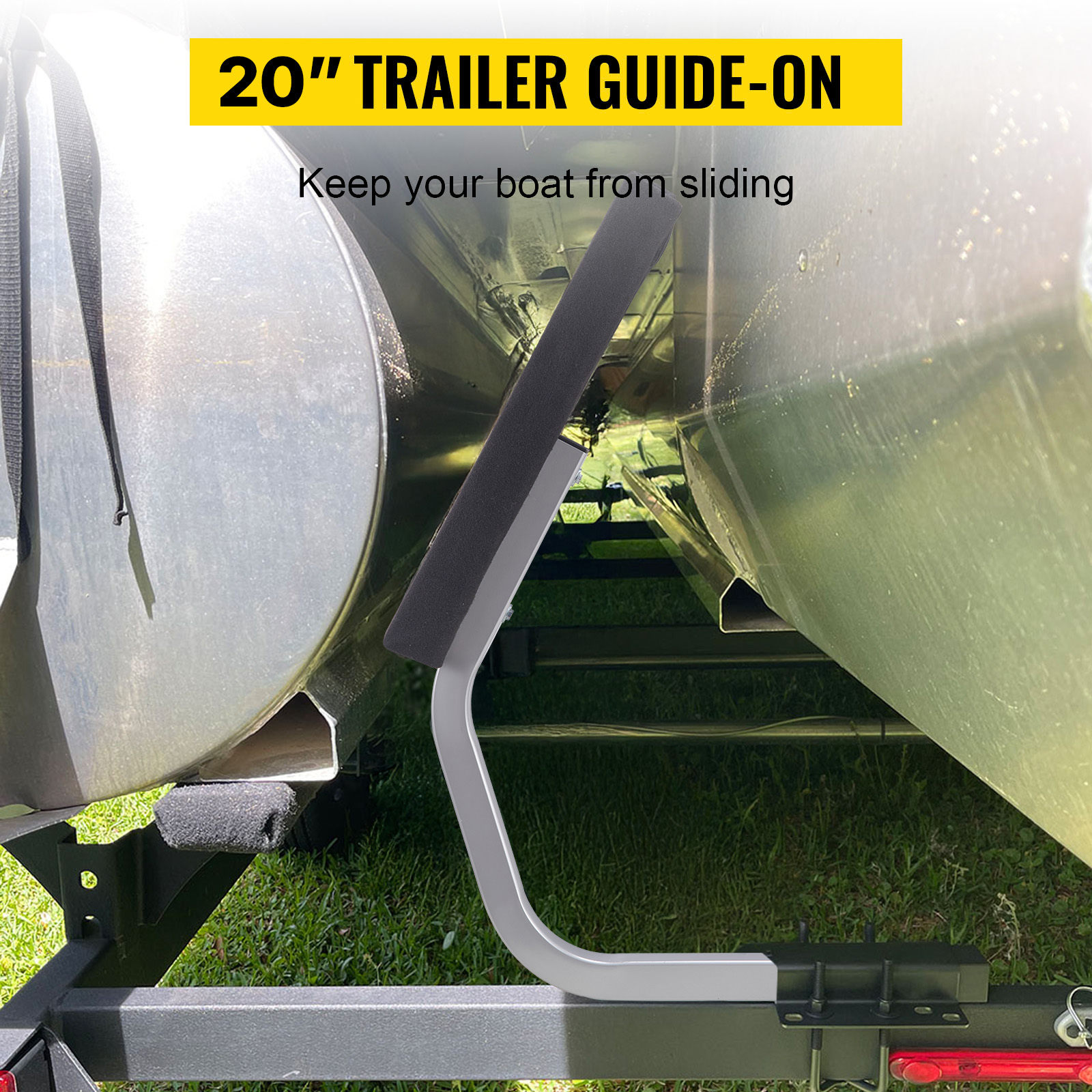 VEVOR Boat Trailer Guide on, 24", One Pair Trailer Pontoon Bunk Board ...