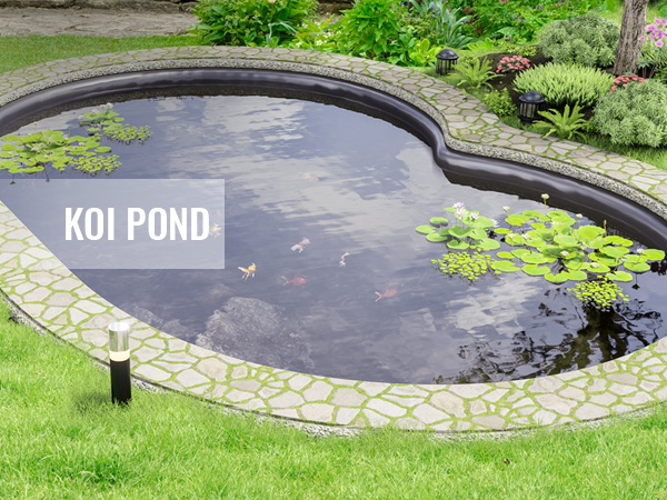VEVOR Pond Liner, 15 x 20 ft 45 Mil Thickness, Pliable EPDM Material ...