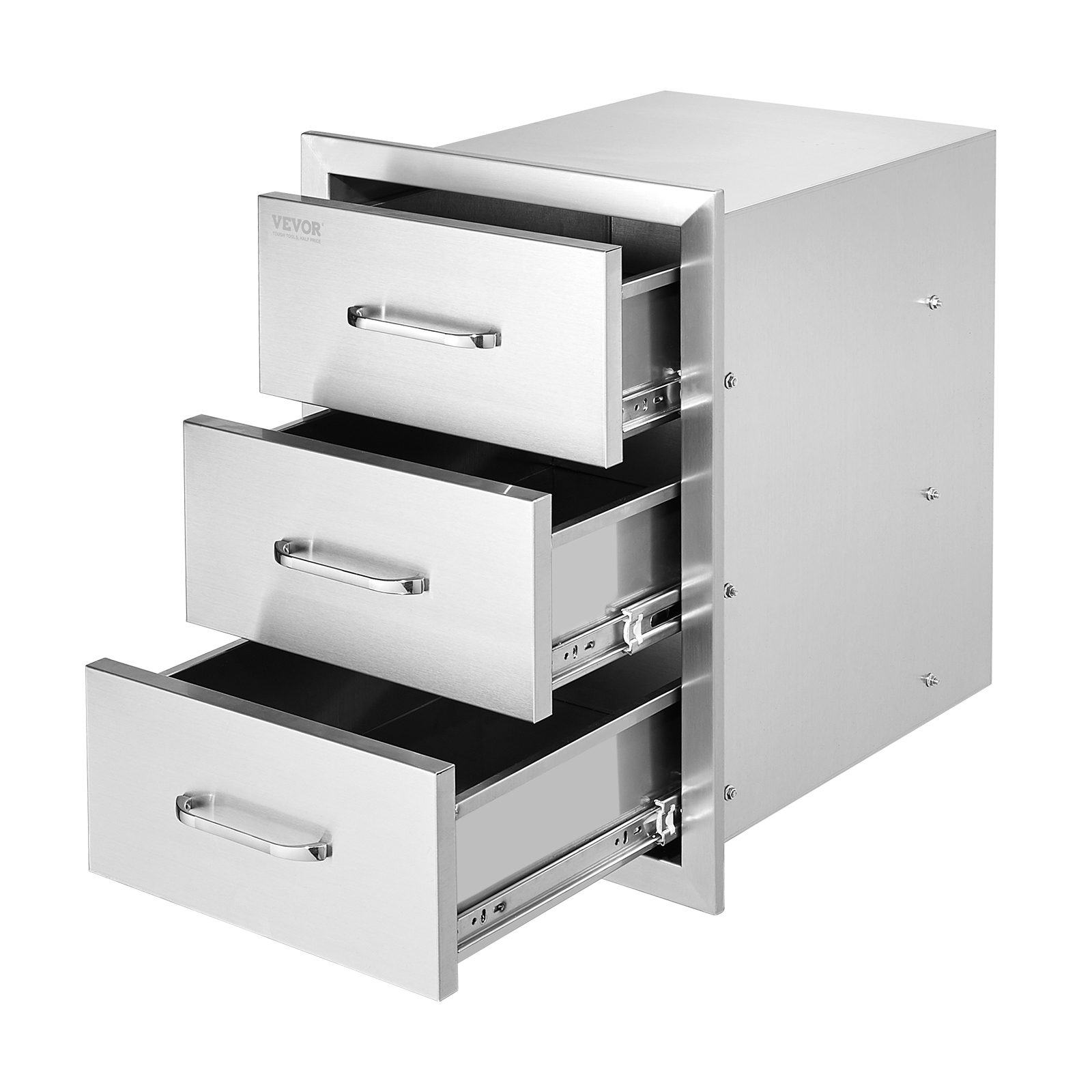 VEVOR Outdoor Kitchen Drawers 16\" W x 21.5\" H x 18\" D, Flush Mount ...
