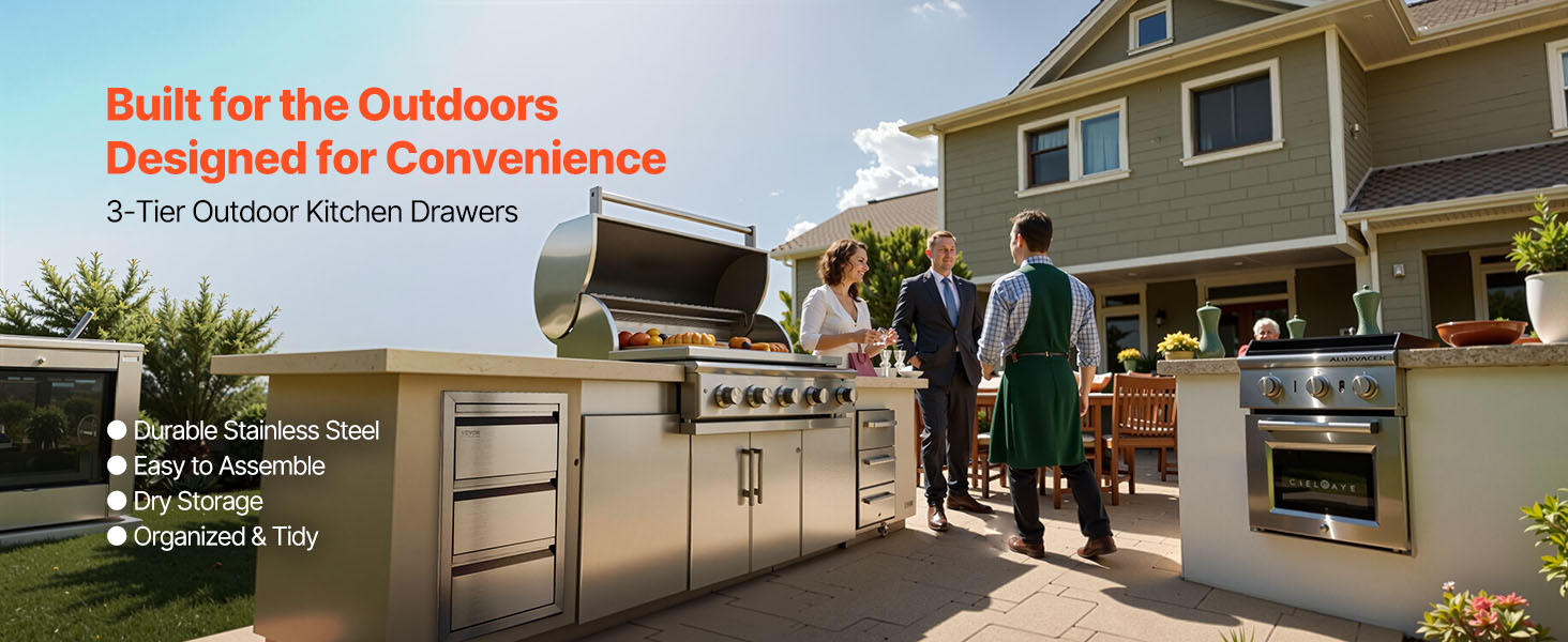 Vevor Outdoor Kitchen Island: The Ultimate Backyard Cooking Hub ...