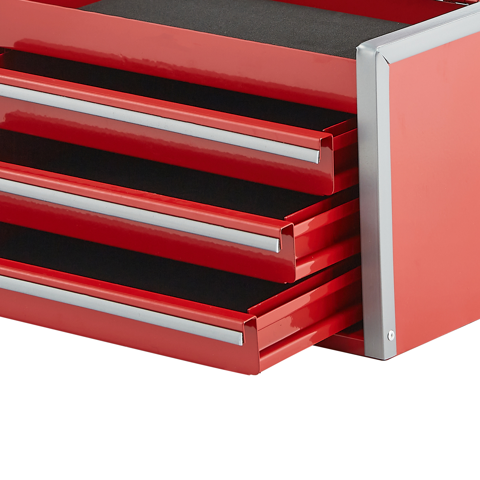 VEVOR Tool Box 8.6-inch Portable Metal Tool Box 3 Drawers Tool ...