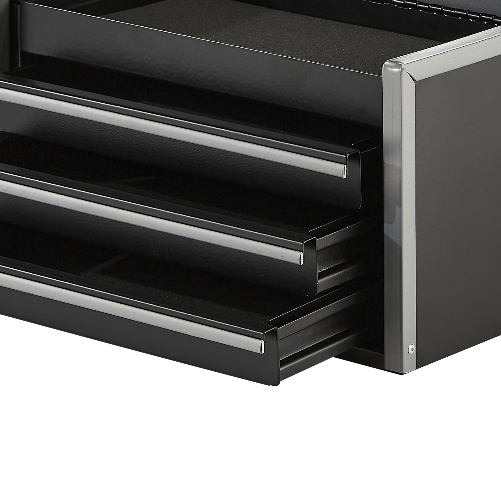 VEVOR Tool Box 8.6-inch Portable Metal Tool Box with 3 Drawers Tool ...