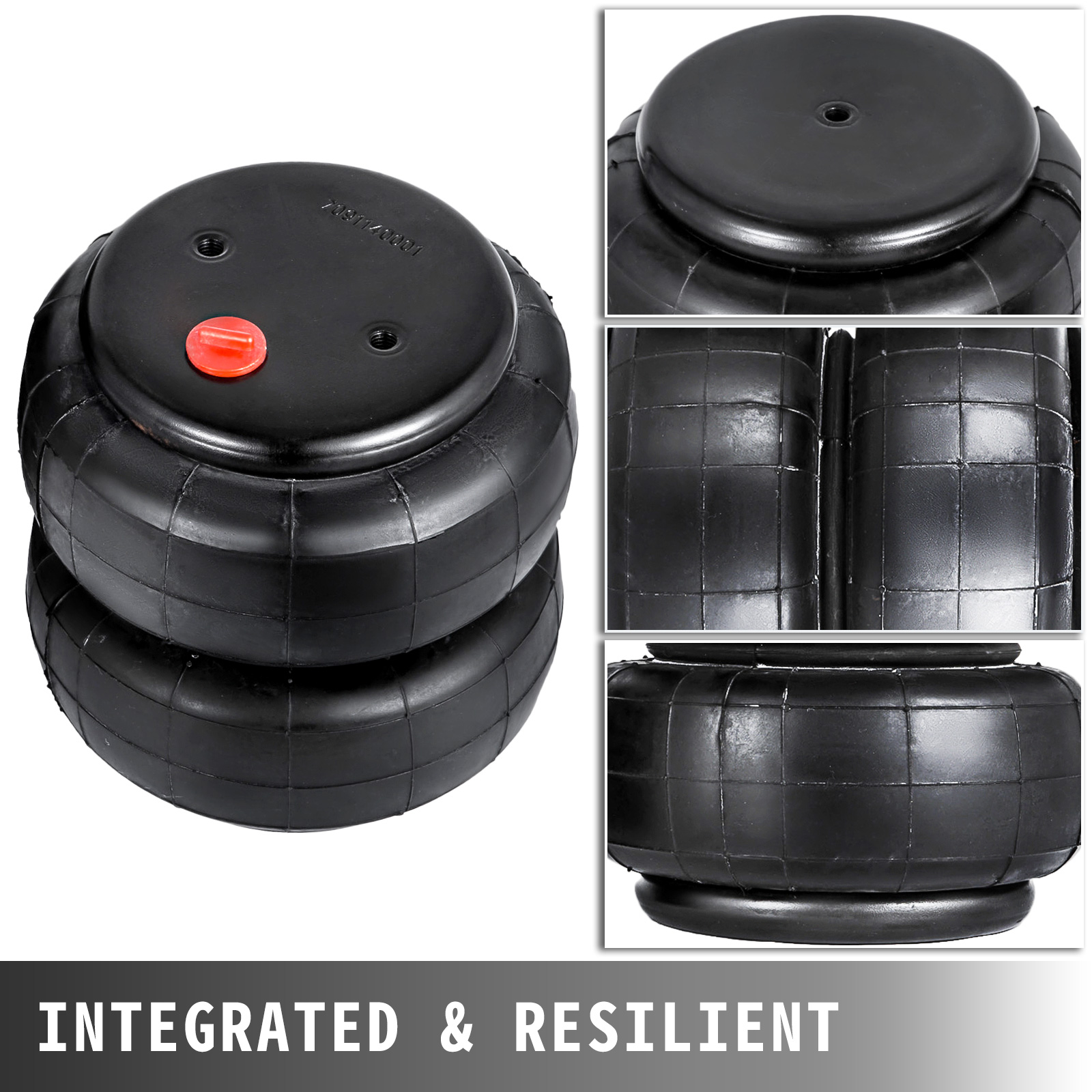 VEVOR D2600 Two Air Bags Single Port 1/2"npt Air Springs Suspension ...