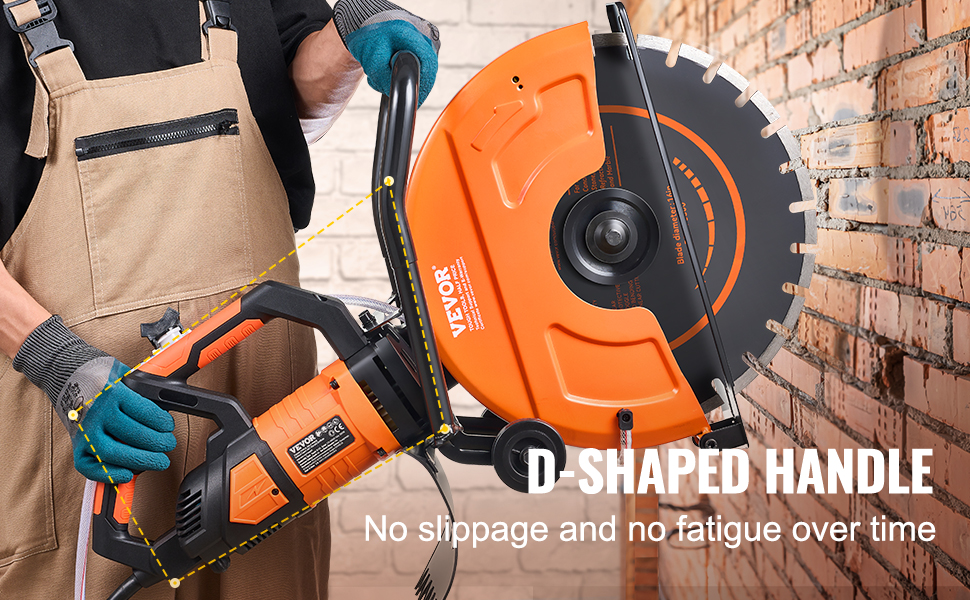 VEVOR Electric Concrete Saw, 16 in, 3200 W 15 A Motor Circular Saw ...