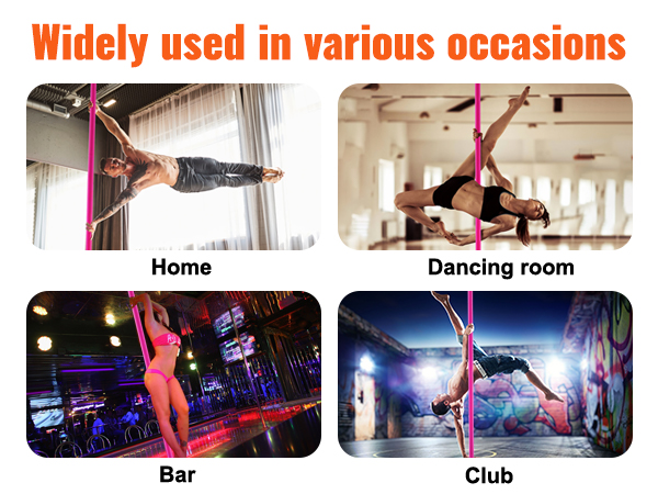 VEVOR Professional Dancing Pole, Spinning Static Dancing Pole Kit ...