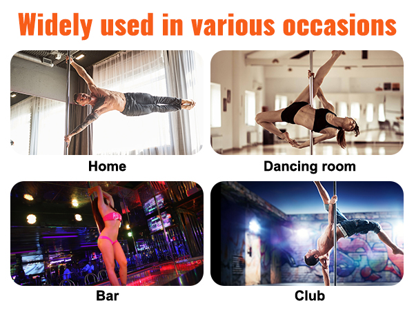 VEVOR Professional Dancing Pole, Spinning Static Dancing Pole Kit ...