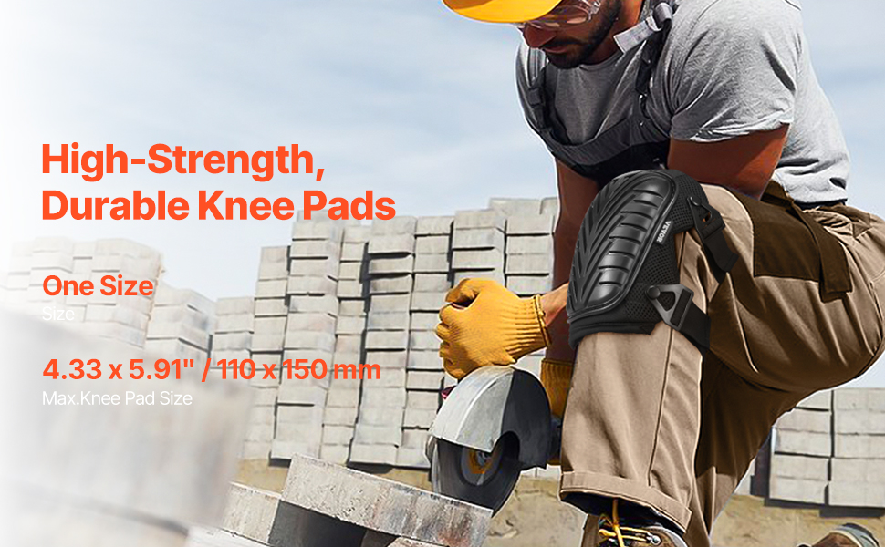 Knee Pads for Work Heavy Duty Construction Knee Pads Soft Foam Gel ...