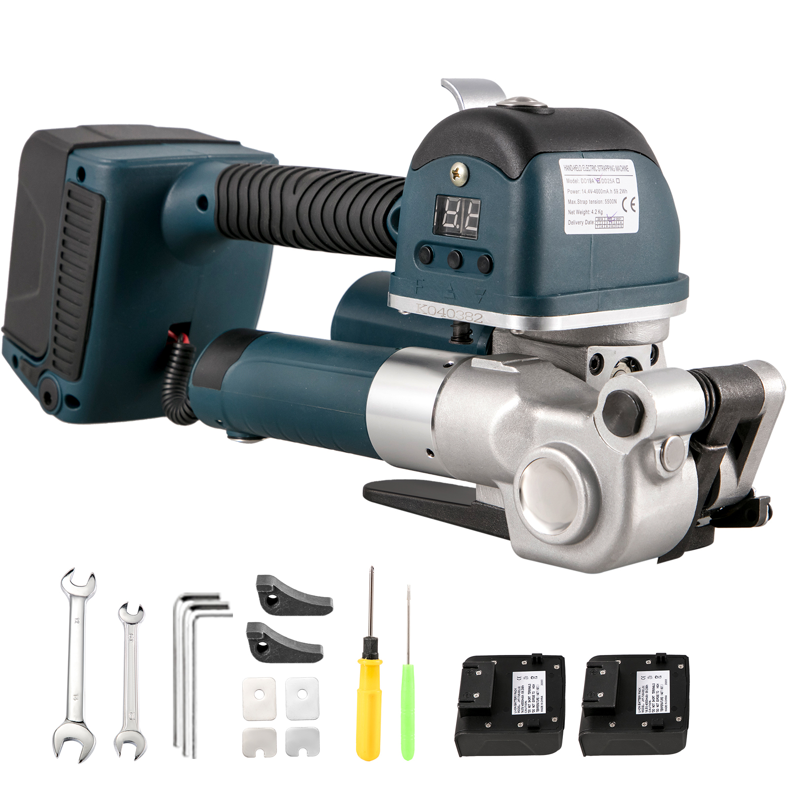VEVOR Electric Strapping Tool DD19A Handheld Strapping Machine for 0.4 ...