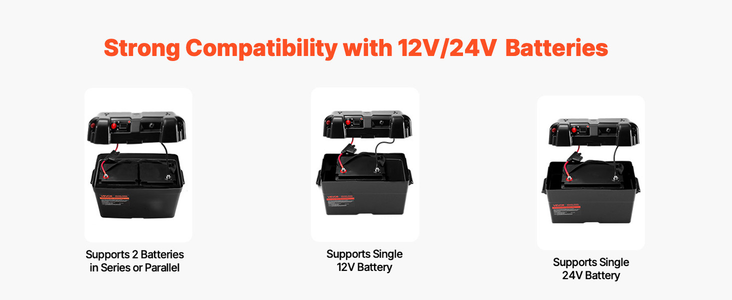 Battery Box Group 24/27 Smart Battery Box 12V/24V/36V for Trolling ...