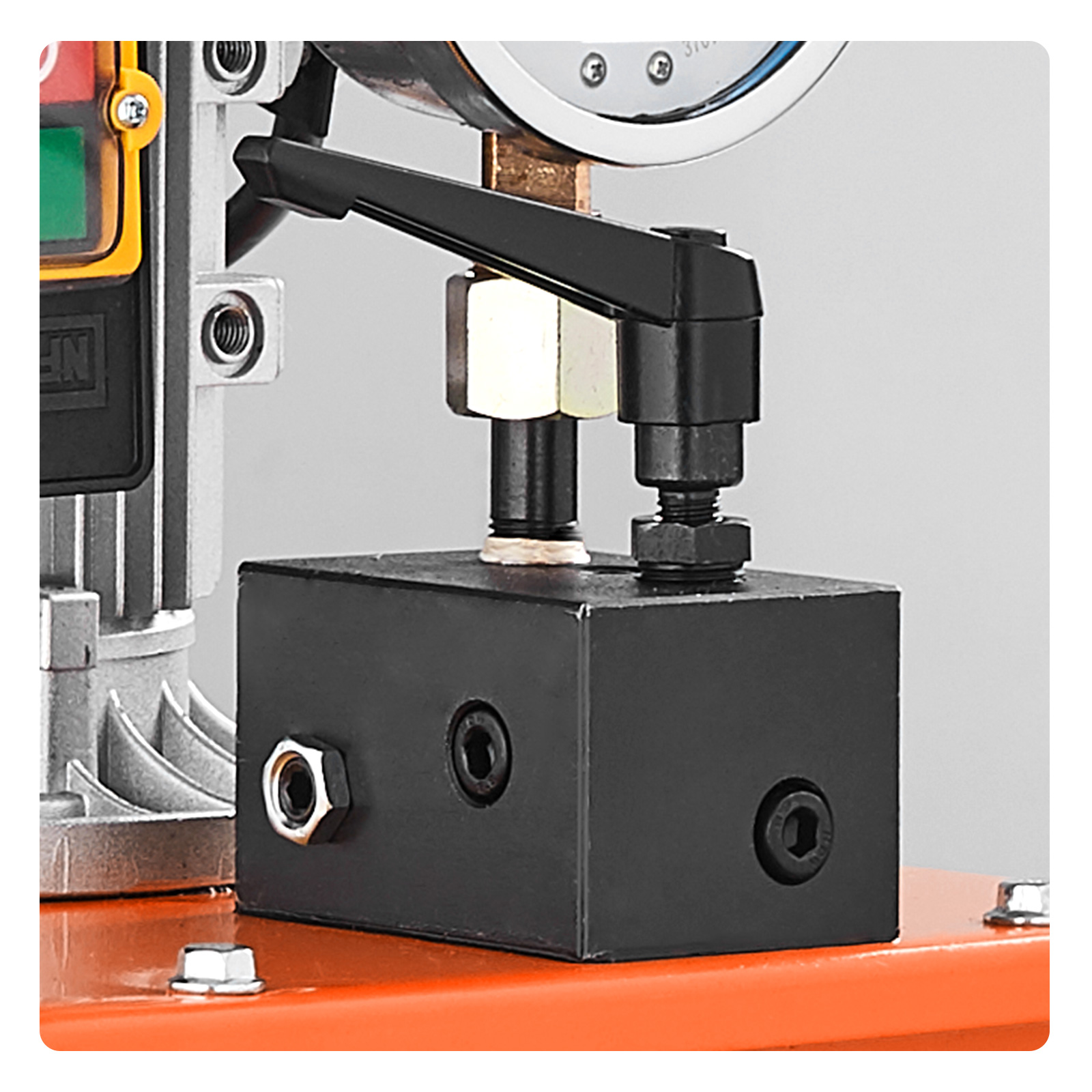 VEVOR Electric Hydraulic Pump, 10000 PSI 750W 110V, 488 in³/8L Capacity ...