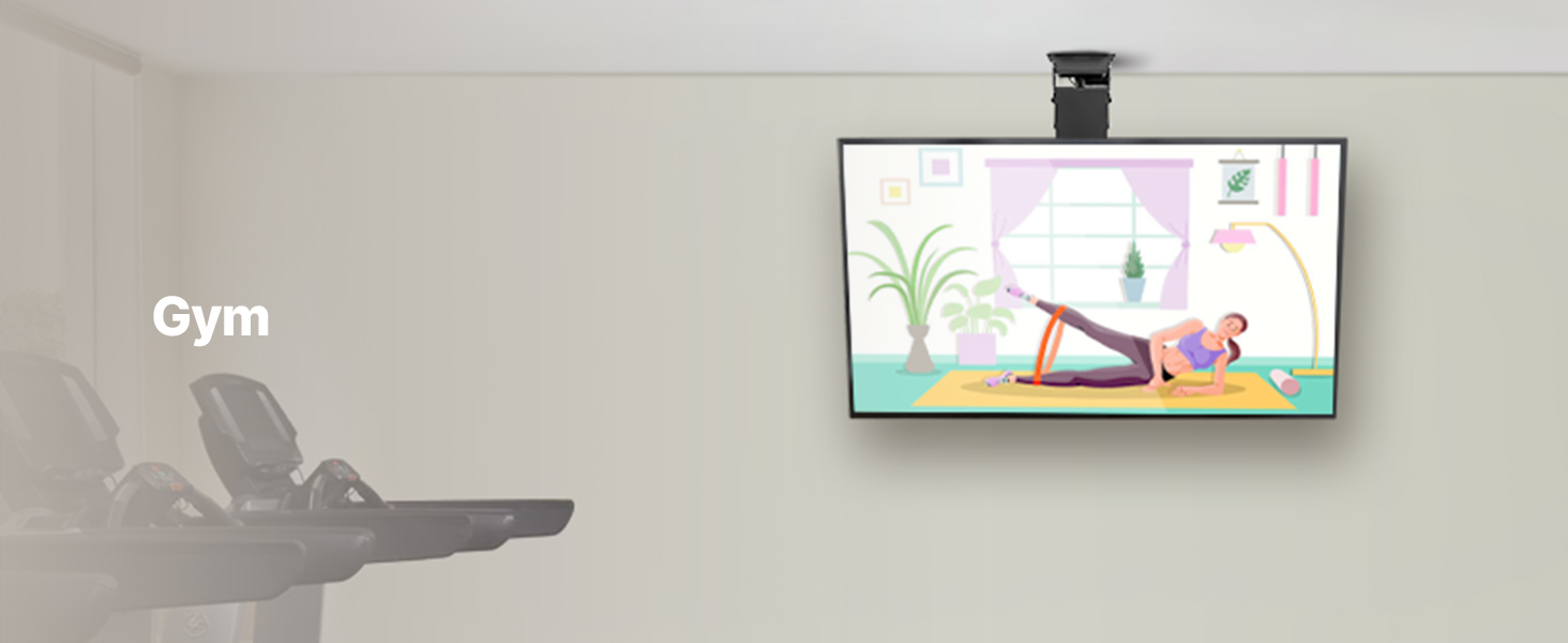VEVOR Motorized Ceiling TV Mount, TV Wall Mount for 32 to 70 Inch TV ...